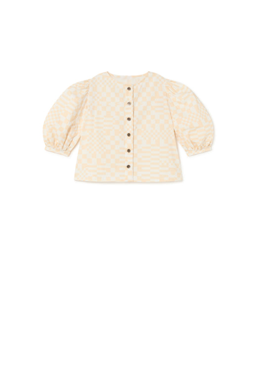 Little Creative Factory Nevermore Blouse Cream White in Cream&White color